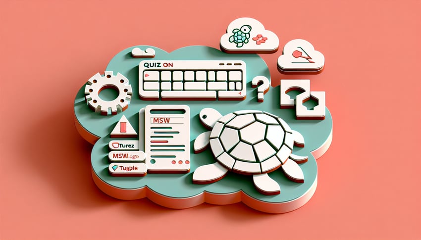 PenUp and Turtle Commands Quiz - MSW Logo