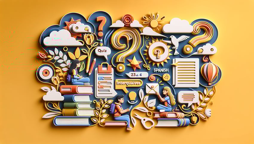 Spanish Interrogatives Practice Quiz - Grade 7