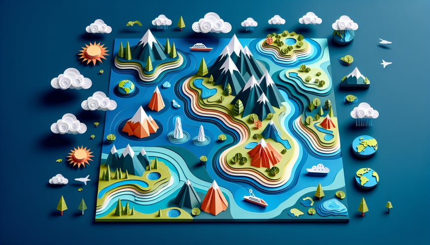 Geography Landforms & Waterforms Identification Quiz